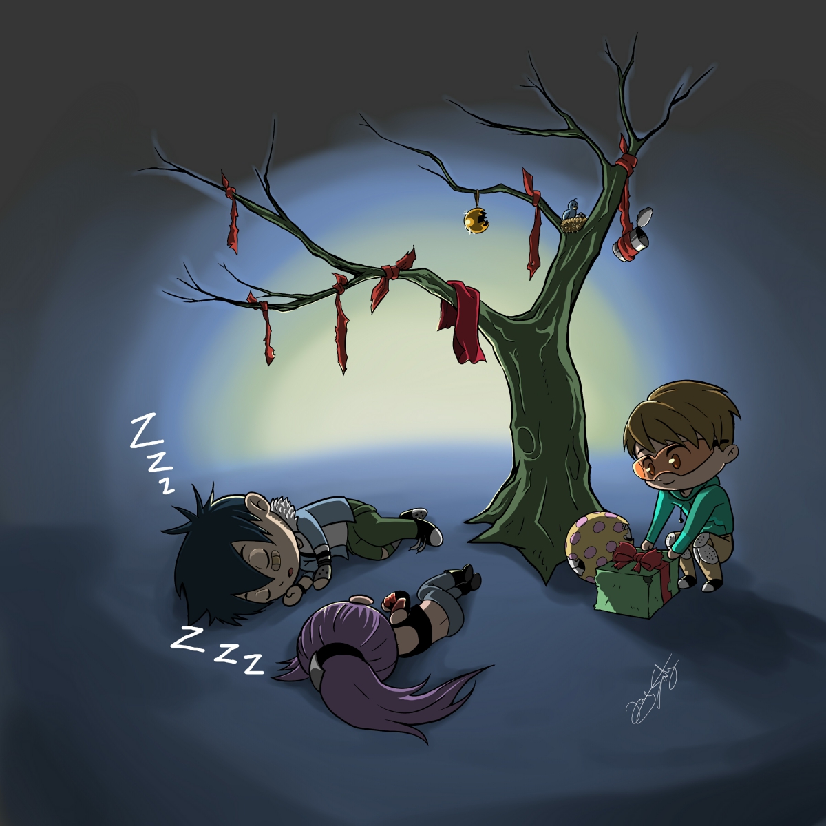 Speed Art ESPECIAL de NATAL 2016 - Instinto Mangaka