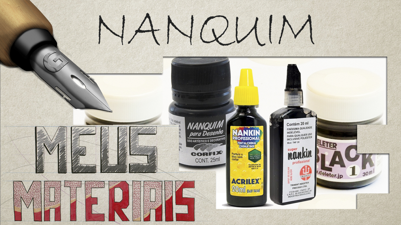 Meus Materiais 05 [Nanquim] - Instinto Mangaka